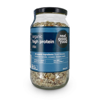 Real Good Food High Protein Mix Organic (jar) 280g | Kadac - Organic ...